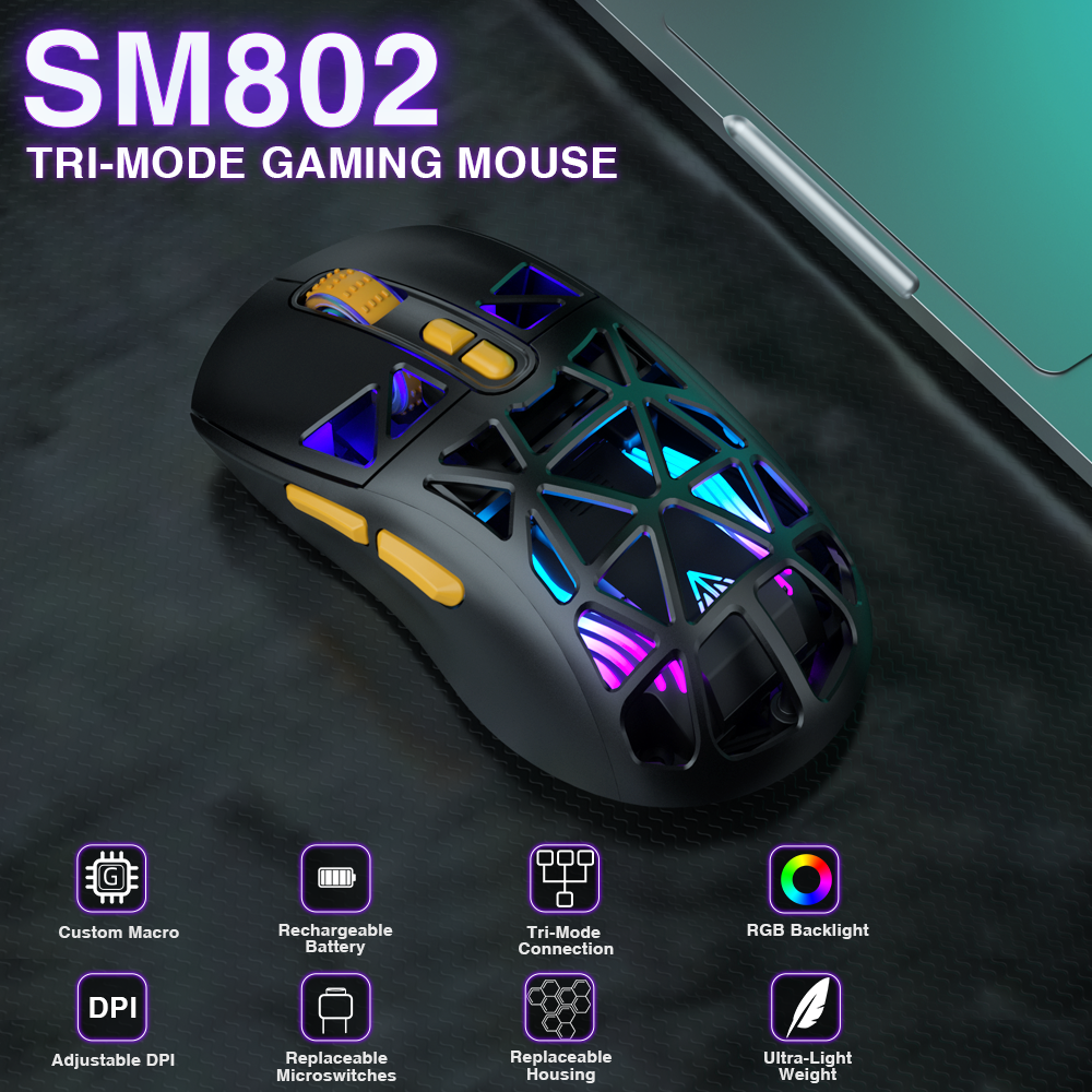 Master Your Gaming Skills with the SM802 Mouse – solakaka